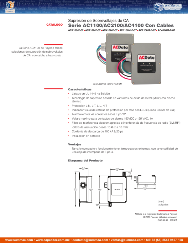 Supresores de Voltaje Transitorios (TVSS) – summaa.com